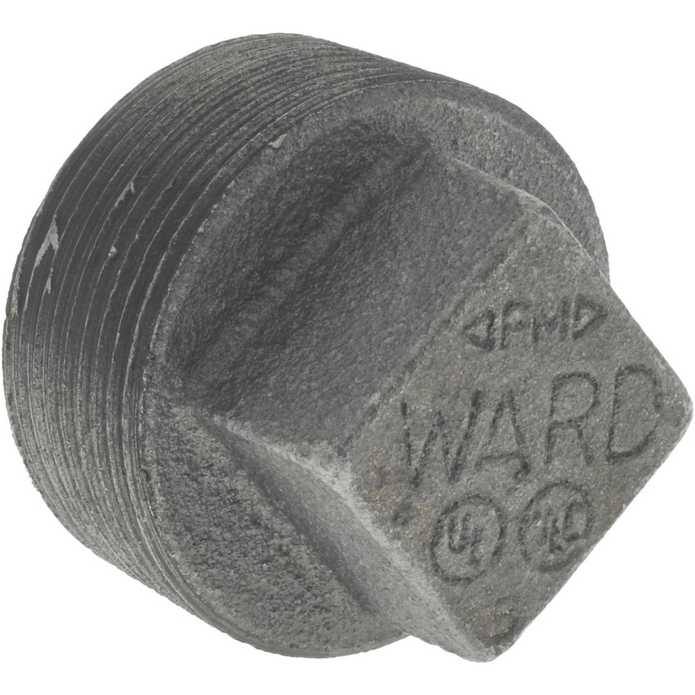 Value Collection - Black Square Plug: 1-1/2", Threaded | MSC Direct