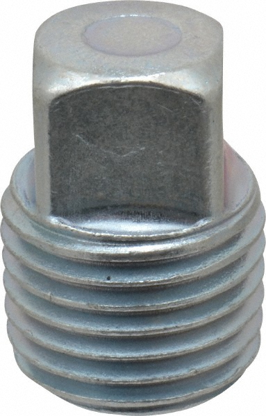 Made in USA - 1/4" Galvanized Malleable Iron Pipe Square Plug ...