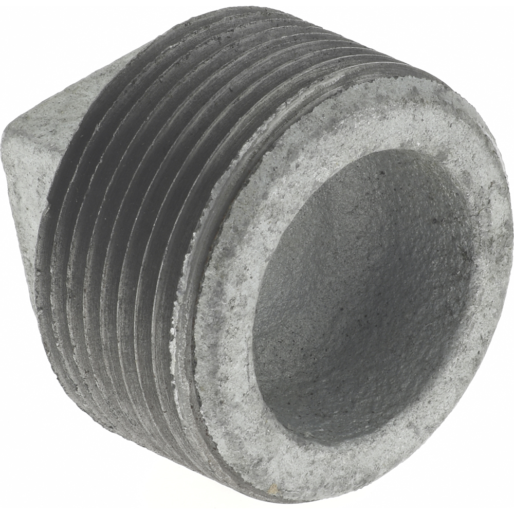 Anvil - Malleable Iron Pipe Square Plug: 1-1/4" Fitting | MSC Direct