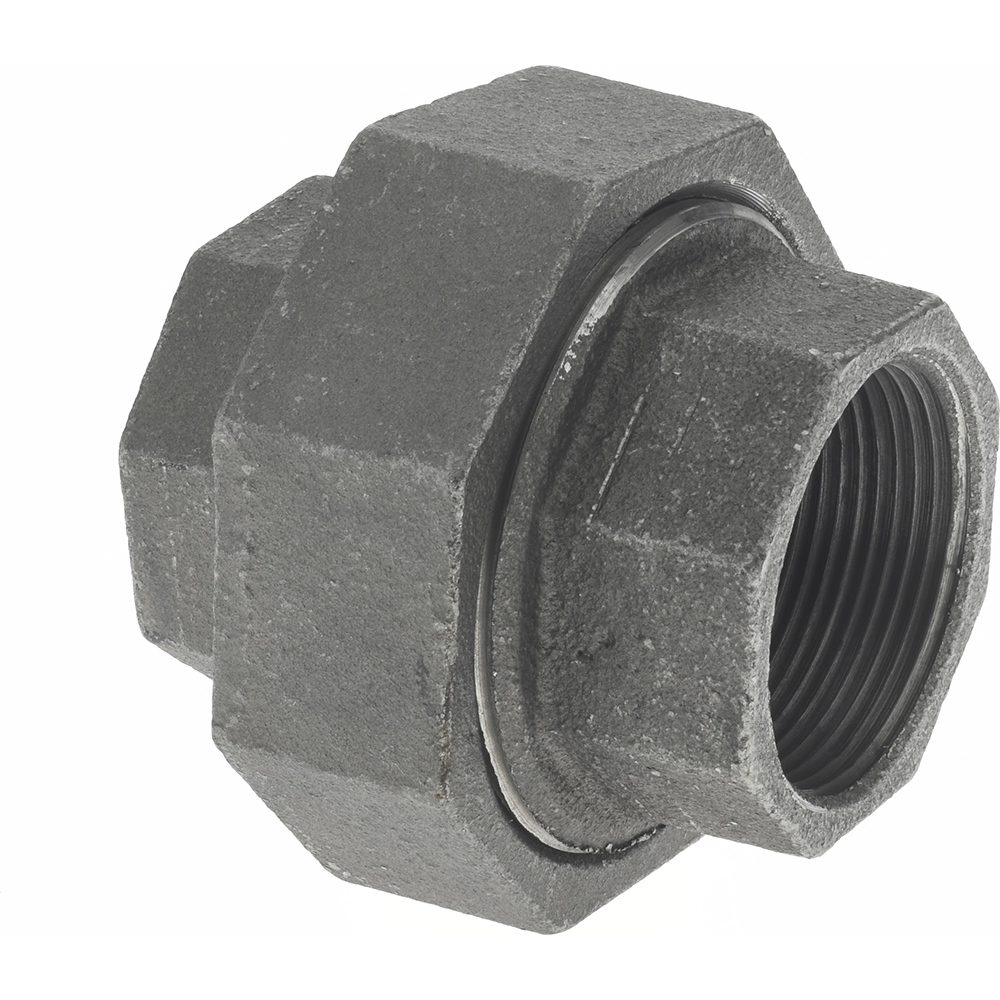 Anvil - Black Union: 1-1/2", Threaded | MSC Direct