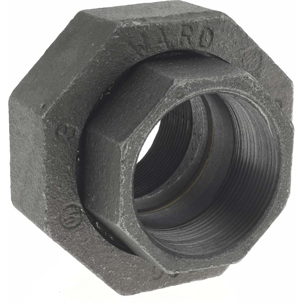 Anvil - Black Pipe Fittings: Fitting Type: Union; Fitting Size: 2"; End ...