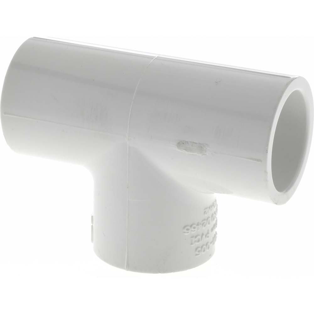 Value Collection - 1/2" PVC Plastic Pipe Tee | MSC Direct