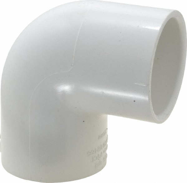 Value Collection - 1-1/4" PVC Plastic Pipe 90° Elbow - 36998748 - MSC ...