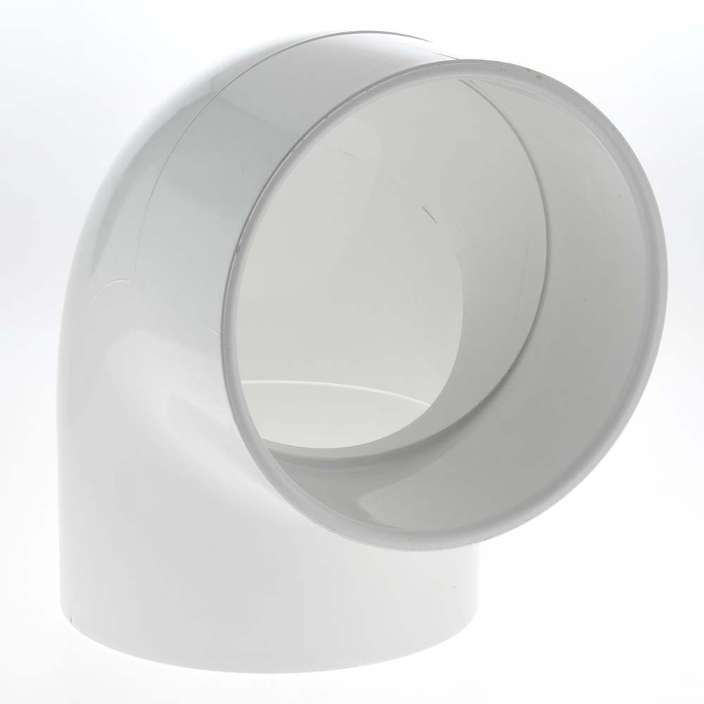 Value Collection - 6" PVC Plastic Pipe 90° Elbow | MSC Direct