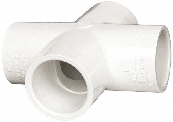 Value Collection - 1" PVC Plastic Pipe Cross - 36999100 - MSC ...