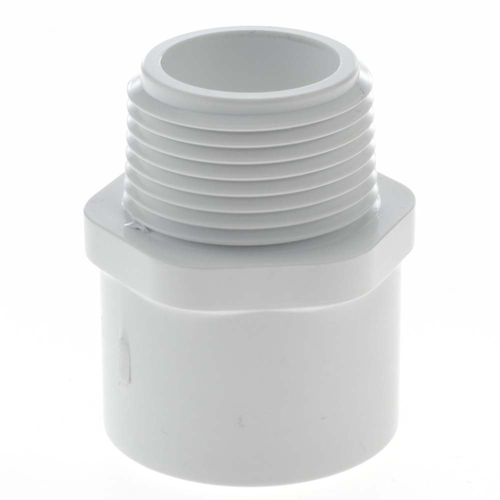Value Collection - 1" PVC Plastic Pipe Male Adapter | MSC Direct