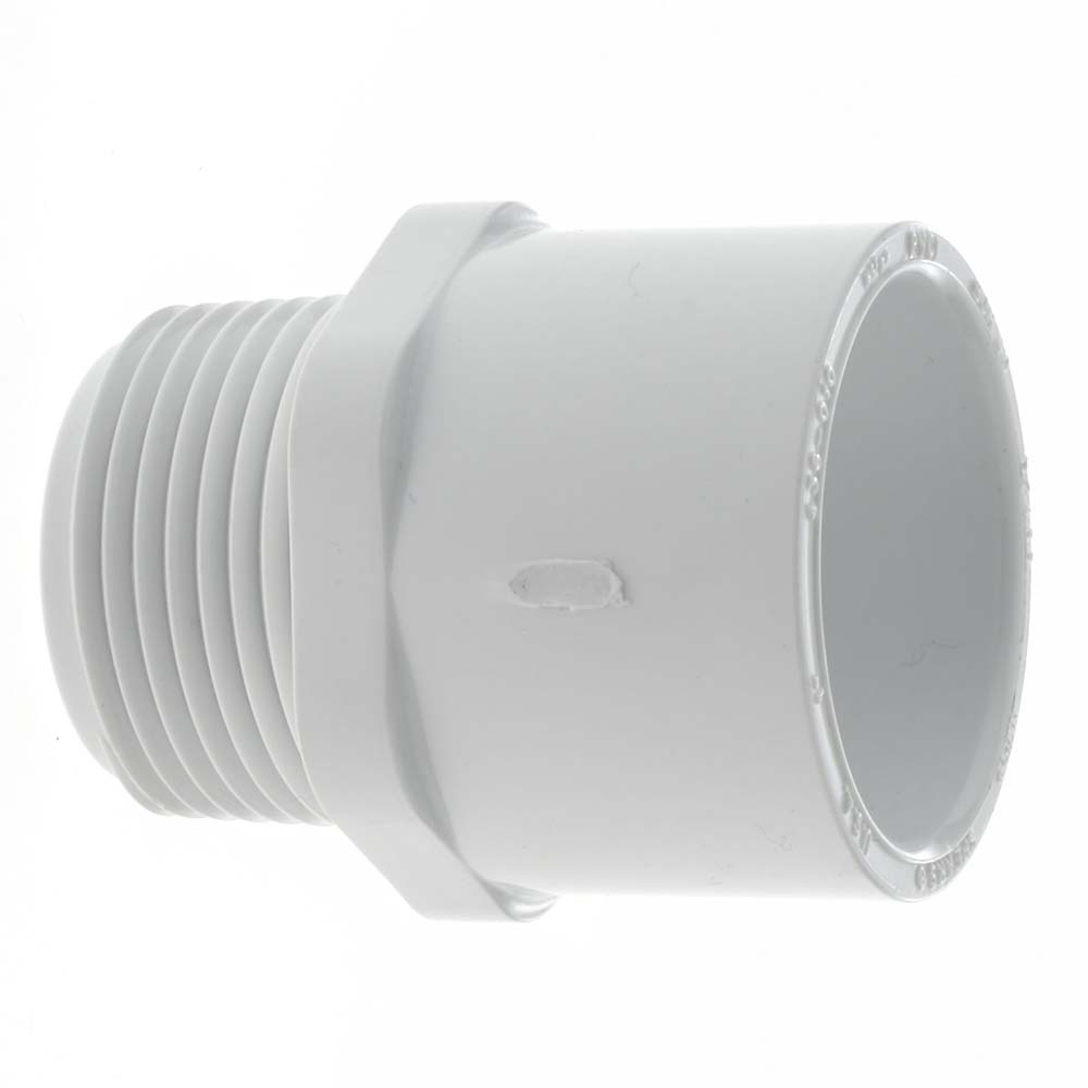 Value Collection - 1" PVC Plastic Pipe Male Adapter | MSC Direct