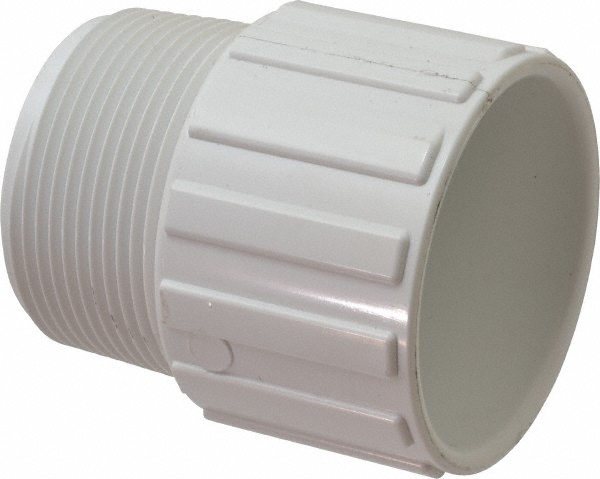 Value Collection - 2-1/2" PVC Plastic Pipe Male Adapter - 36999407 ...