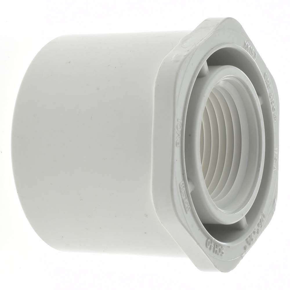 PRO-SOURCE - 1-1/2 x 3/4" PVC Plastic Pipe Bushing | MSC Direct