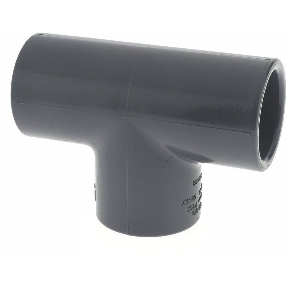 PRO-SOURCE - 1" PVC Plastic Pipe Tee - 37000098 - MSC Industrial Supply
