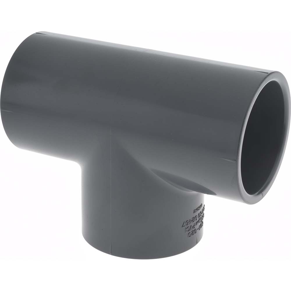PRO-SOURCE - 2" PVC Plastic Pipe Tee - 37000122 - MSC Industrial Supply