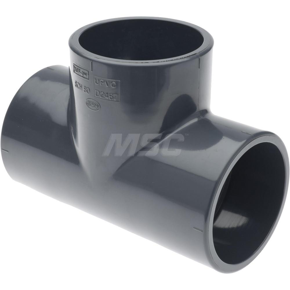 PRO-SOURCE - 3" PVC Plastic Pipe Tee - 37000148 - MSC Industrial Supply