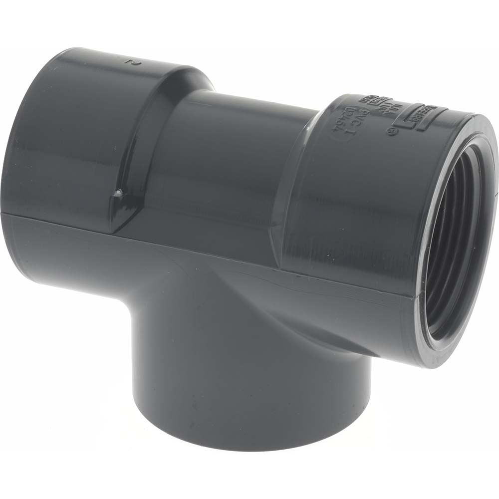 PRO-SOURCE - 1-1/4" PVC Plastic Pipe Tee | MSC Direct