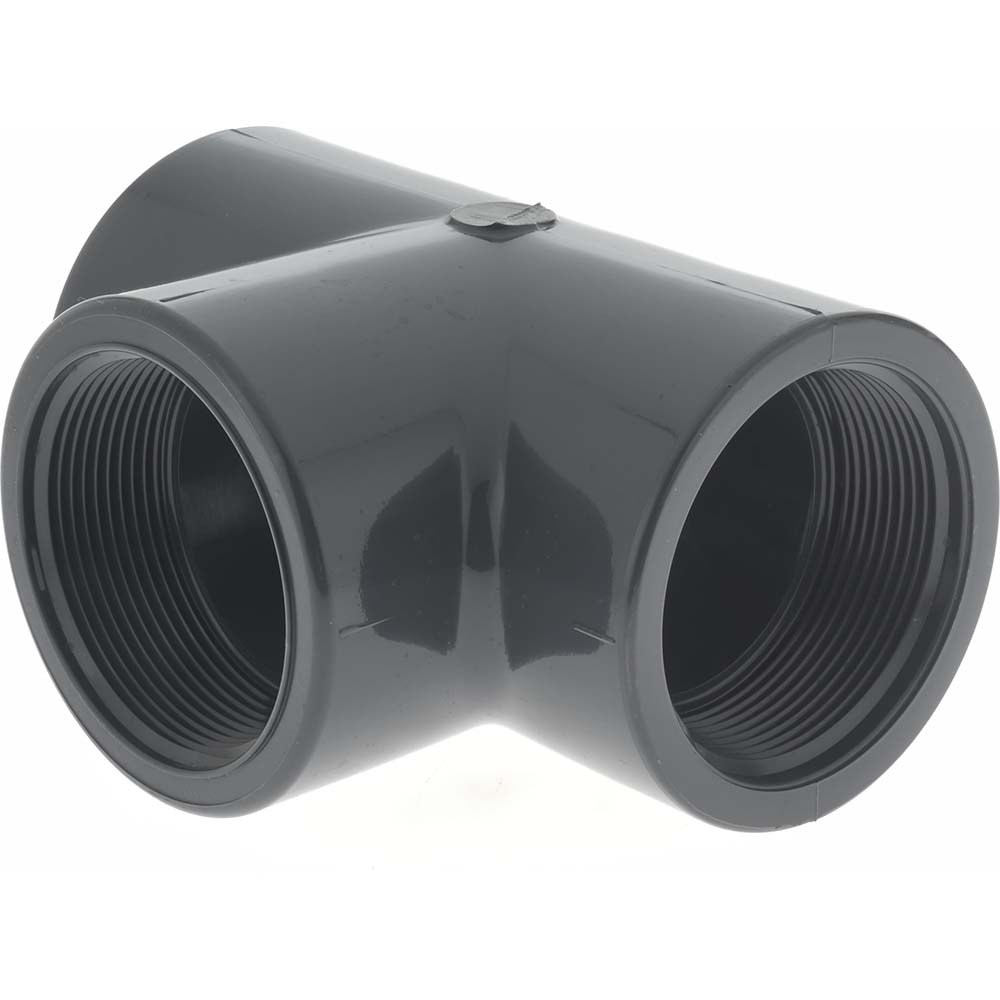 Value Collection - 2" PVC Plastic Pipe Tee - 37000239 - MSC Industrial ...