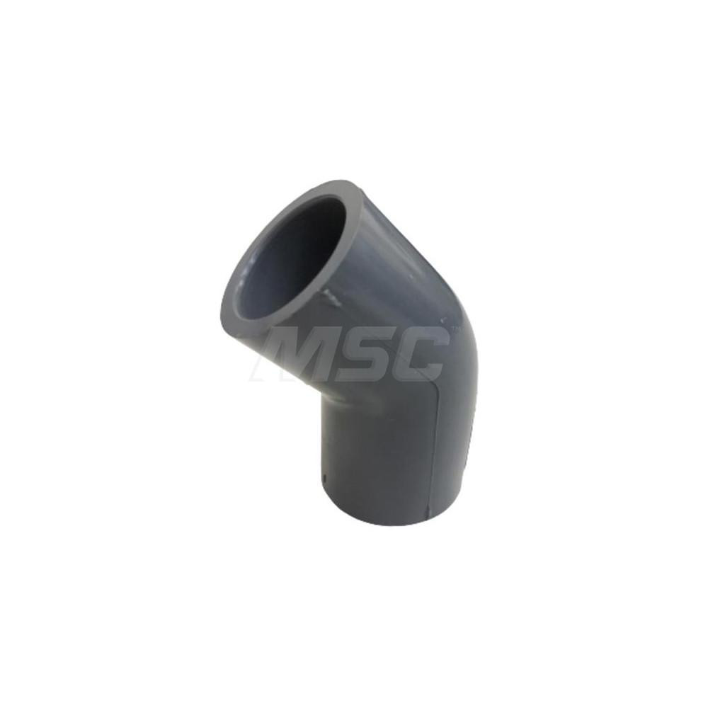 PRO-SOURCE - 4" PVC Plastic Pipe 45° Elbow - 37000551 - MSC Industrial ...