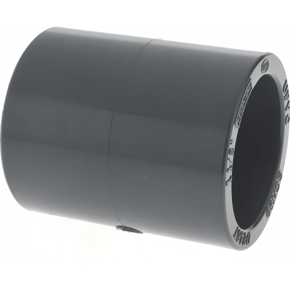 PRO-SOURCE - 1-1/2" PVC Plastic Pipe Coupling - 37000718 - MSC ...