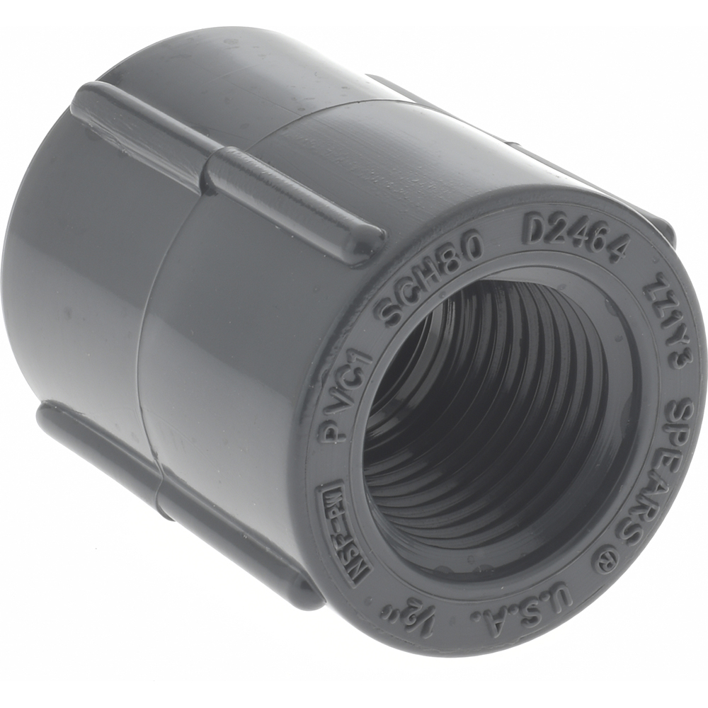 Value Collection - 1/2" PVC Plastic Pipe Coupling - 37000783 - MSC ...
