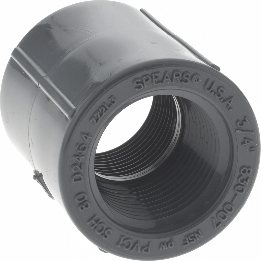 Value Collection - 3/4" PVC Plastic Pipe Coupling - 37000791 - MSC ...