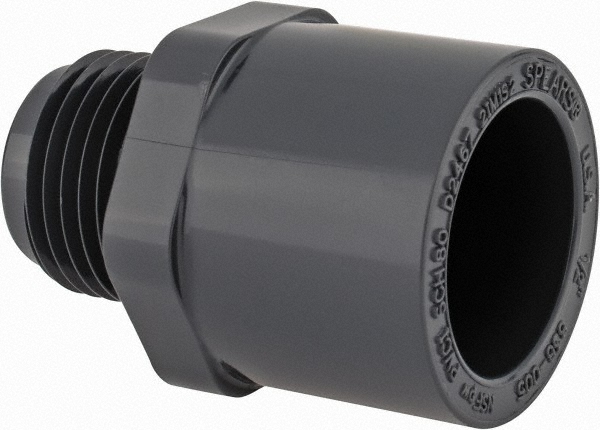PRO-SOURCE - 1/2" PVC Plastic Pipe Male Adapter - 37000965 - MSC ...