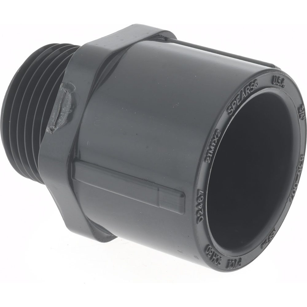 PRO-SOURCE - 3/4" PVC Plastic Pipe Male Adapter - 37000973 - MSC ...