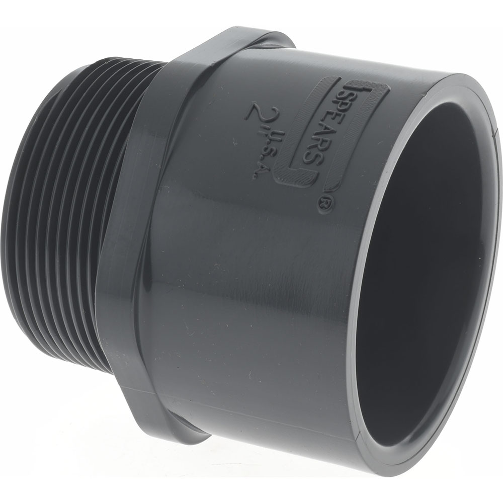 PRO-SOURCE - 2" PVC Plastic Pipe Male Adapter - 37001013 - MSC ...