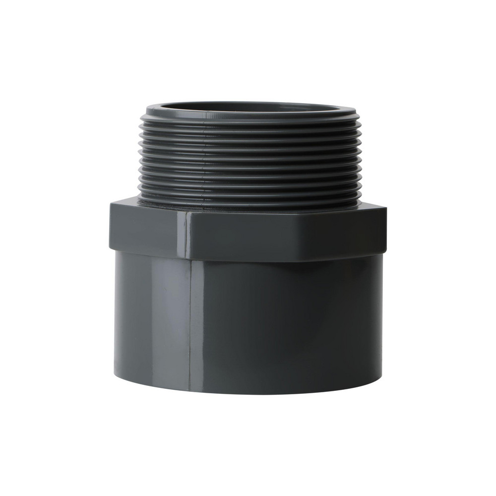 PRO-SOURCE - 2" PVC Plastic Pipe Male Adapter | MSC Direct