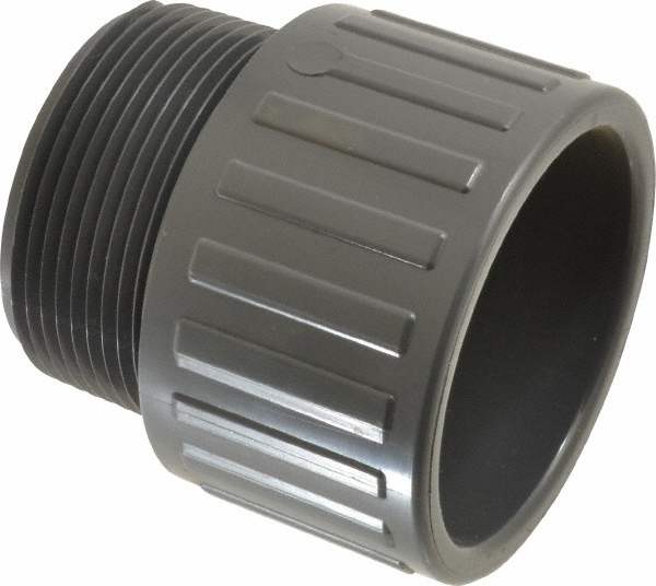 PRO-SOURCE - 2-1/2" PVC Plastic Pipe Male Adapter - 37001021 - MSC ...