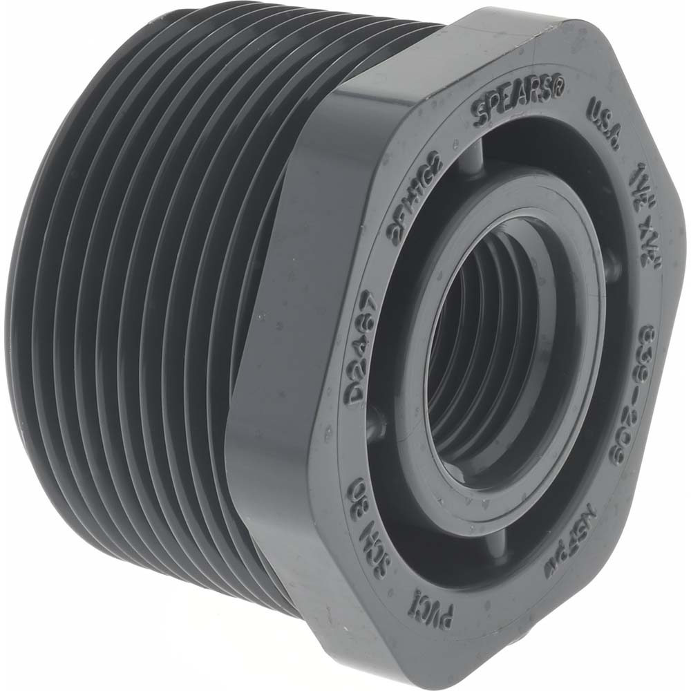 Value Collection - 1-1/2 x 1/2" PVC Plastic Pipe Bushing | MSC Direct