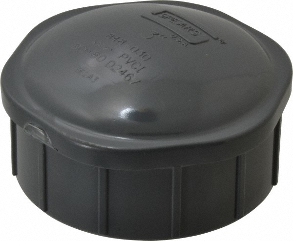 Value Collection - 3" PVC Plastic Pipe End Cap - 37001534 - MSC ...