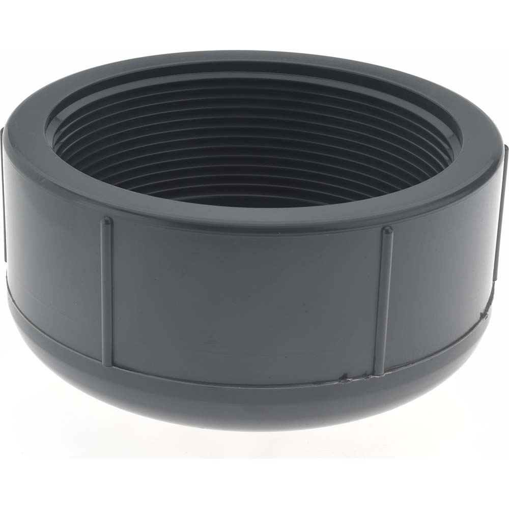 Value Collection - 4" PVC Plastic Pipe End Cap - 37001542 - MSC ...