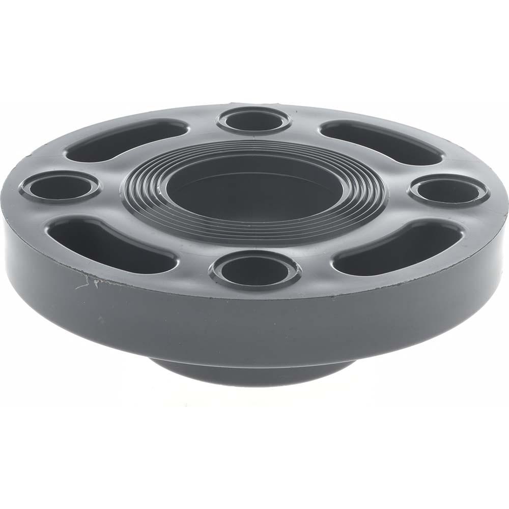 PRO-SOURCE - 1-1/2" PVC Plastic Pipe Flange (One Piece) - 37001591 ...