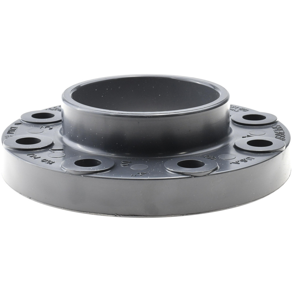 PRO-SOURCE - 4" PVC Plastic Pipe Flange (One Piece) | MSC Direct