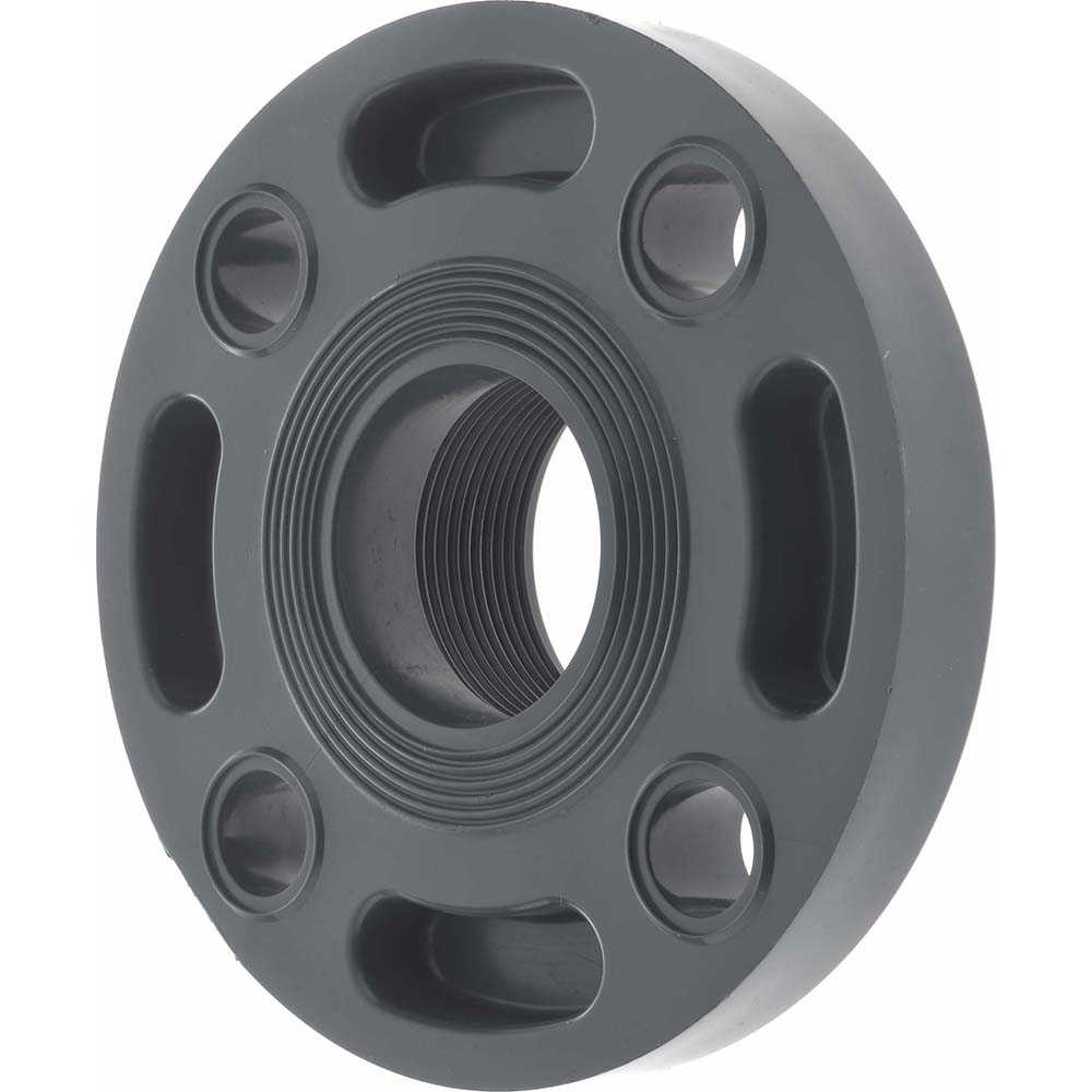 PRO-SOURCE - 1-1/2" PVC Plastic Pipe Flange (One Piece) | MSC Direct