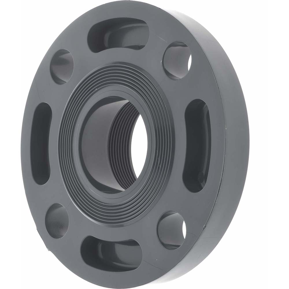 PRO-SOURCE - 2" PVC Plastic Pipe Flange (One Piece) | MSC Direct