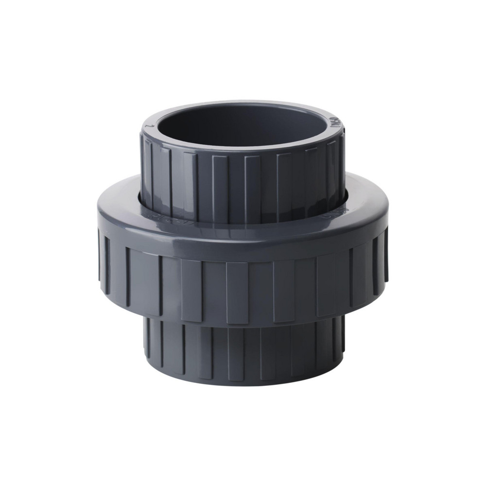 PRO-SOURCE - 4" PVC Plastic Pipe Union with Viton O-Ring | MSC Direct