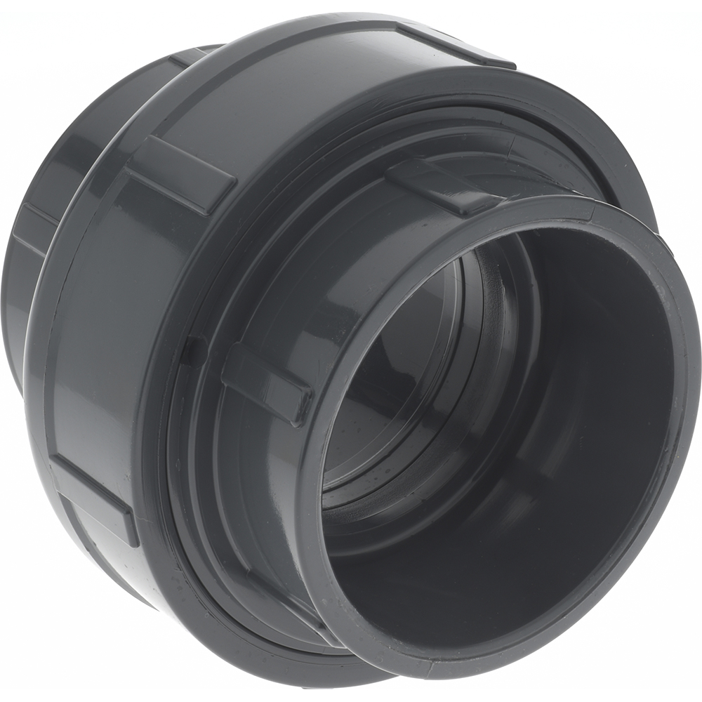 Value Collection - 4" PVC Plastic Pipe Union with Viton O-Ring ...