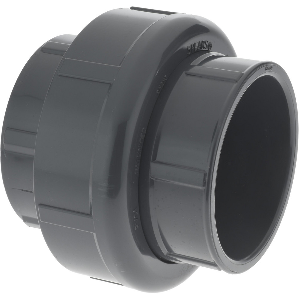 Value Collection - 4" PVC Plastic Pipe Union with Viton O-Ring | MSC Direct