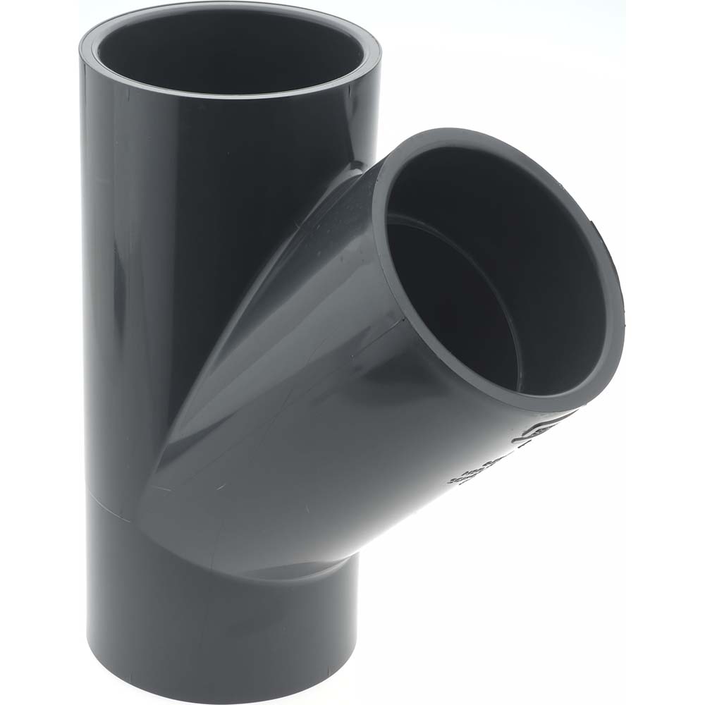 PRO-SOURCE - 4" PVC Plastic Pipe Wye - 37001898 - MSC Industrial Supply
