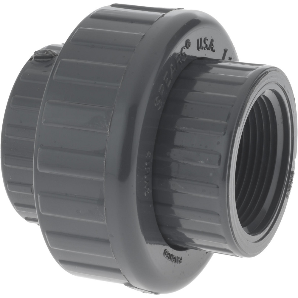PRO-SOURCE - 1-1/4" PVC Plastic Pipe Union with EPDM O-Ring | MSC Direct
