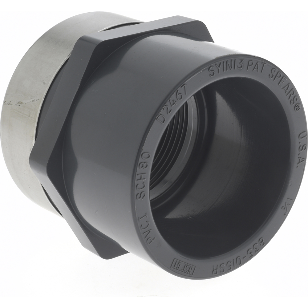 Value Collection - 1-1/2" PVC Plastic Pipe Reinforced Female Adapter ...