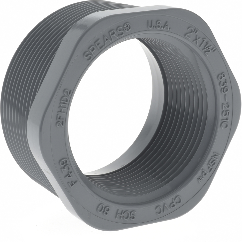 Value Collection - 2 x 1-1/2" CPVC Plastic Pipe Bushing - 37003001 ...