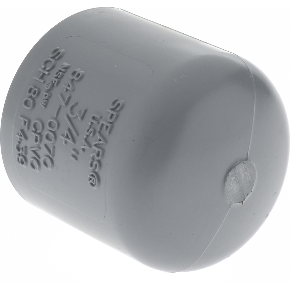 PRO-SOURCE - 3/4" CPVC Plastic Pipe End Cap - 37003076 - MSC Industrial ...