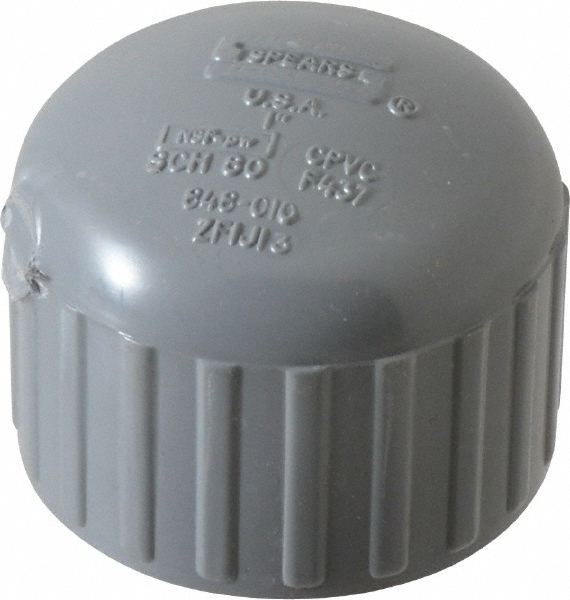 Value Collection - 1" CPVC Plastic Pipe End Cap - 37003175 - MSC ...