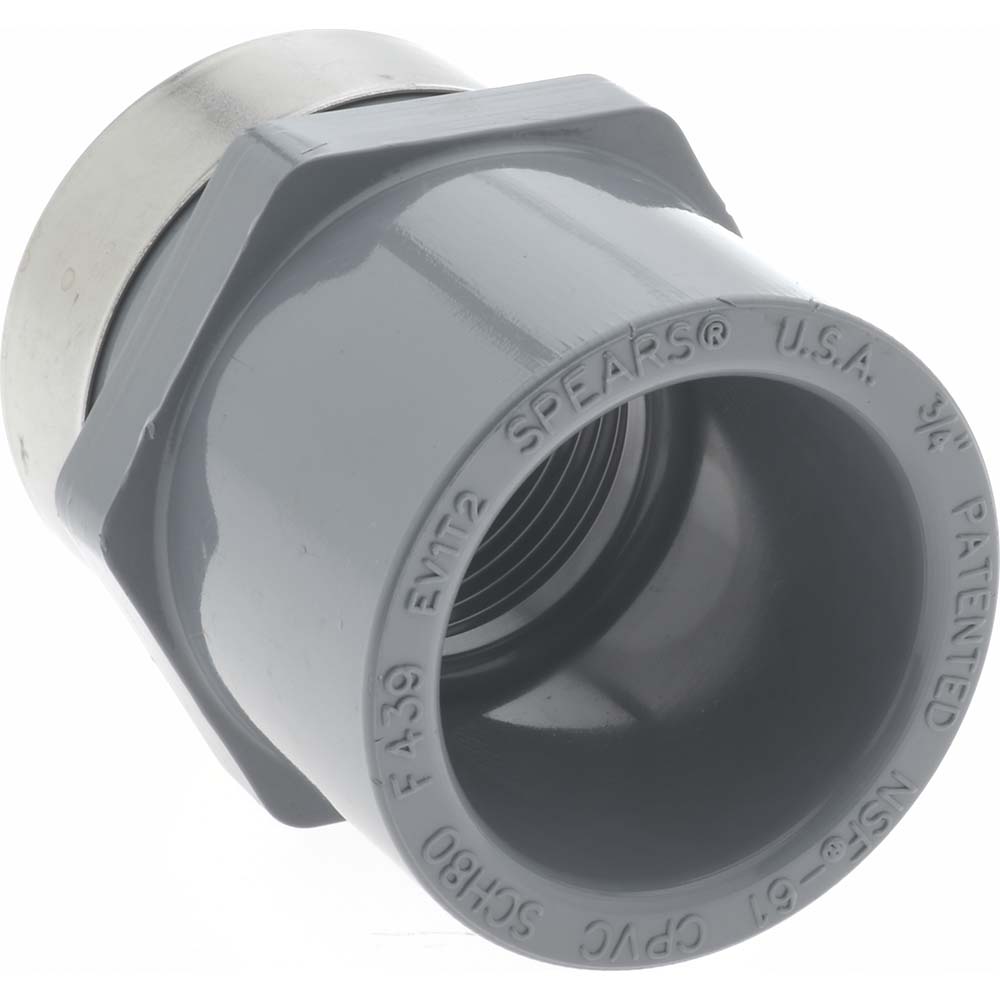 Value Collection - Pipe Reinforced Female Adapter: 3/4", Stainless ...