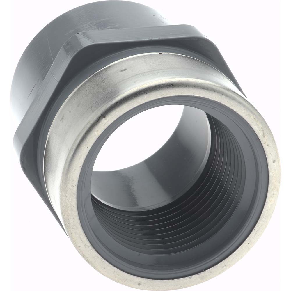 Value Collection - Pipe Reinforced Female Adapter: 1", Stainless Steel ...