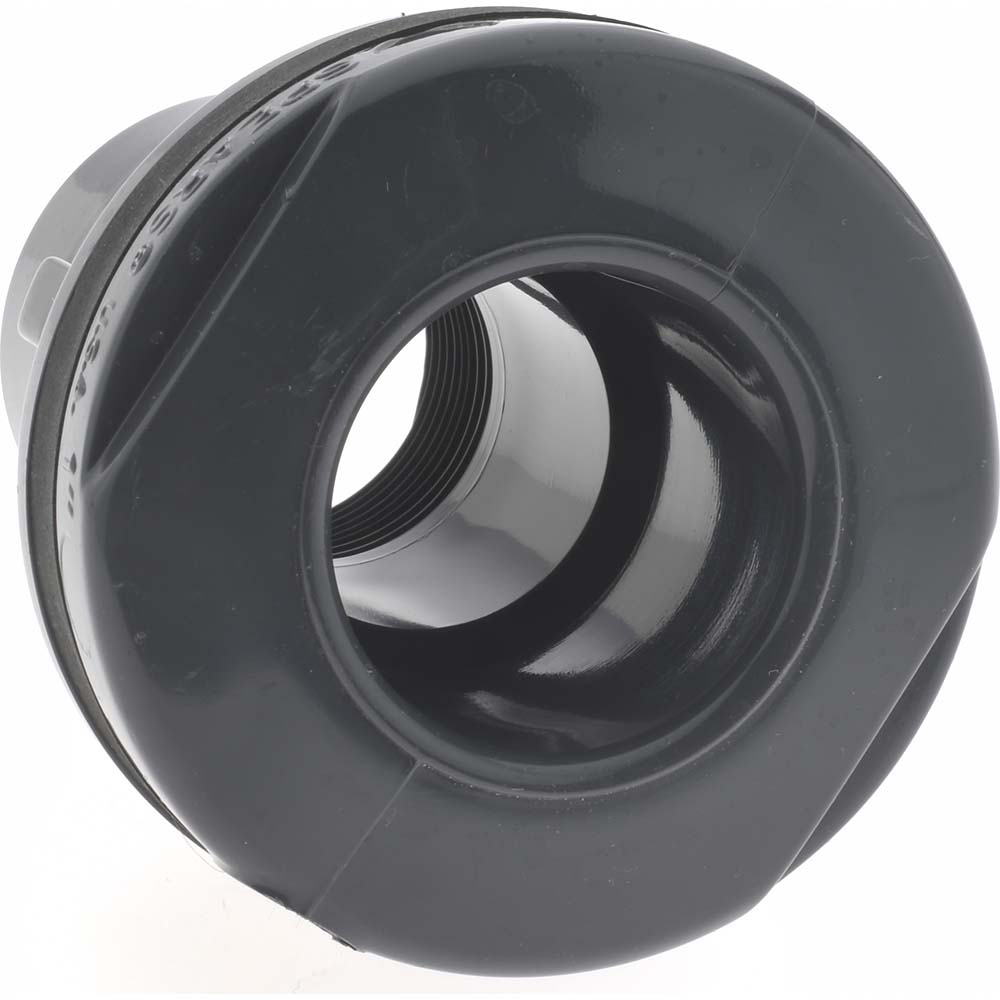 Value Collection - 1" PVC Plastic Pipe Bulkhead Tank Adapter - 37003688 ...