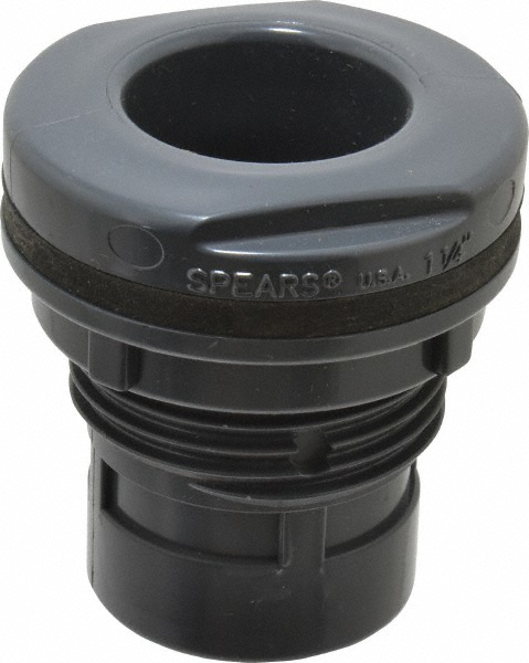 Value Collection - 1-1/4" PVC Plastic Pipe Bulkhead Tank Adapter ...