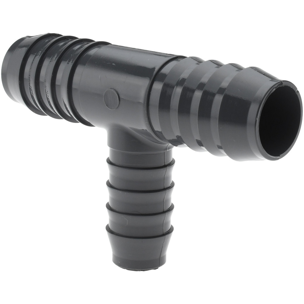 Value Collection - Barbed Tube Reducing Tee: 1 x 1 x 3/4" Barbs | MSC ...