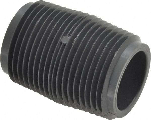 Value Collection - 3/4" Pipe, 1-1/2" Long PVC Threaded Plastic Pipe ...