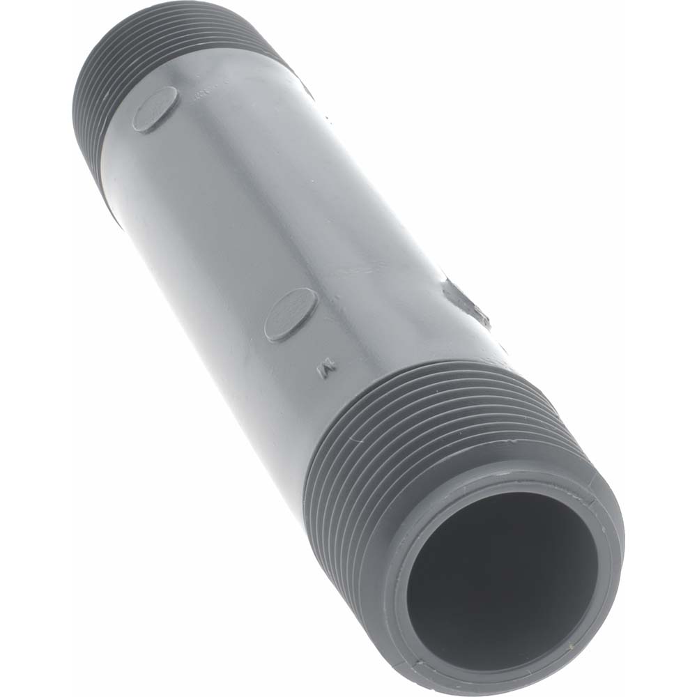 Value Collection - 3/4" Pipe, 5" Long PVC Threaded Plastic Pipe Nipple ...